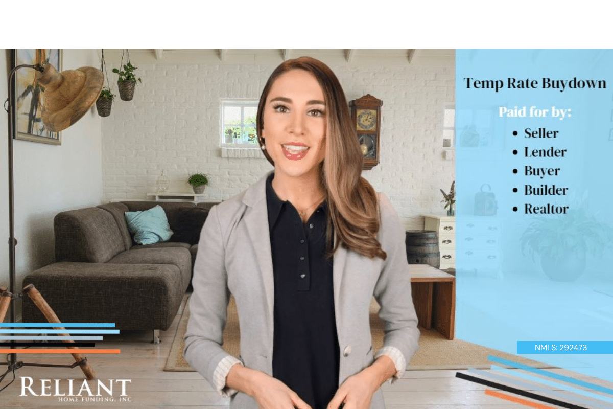Mortgage Temporary Buydown Video - Reliant Home Funding